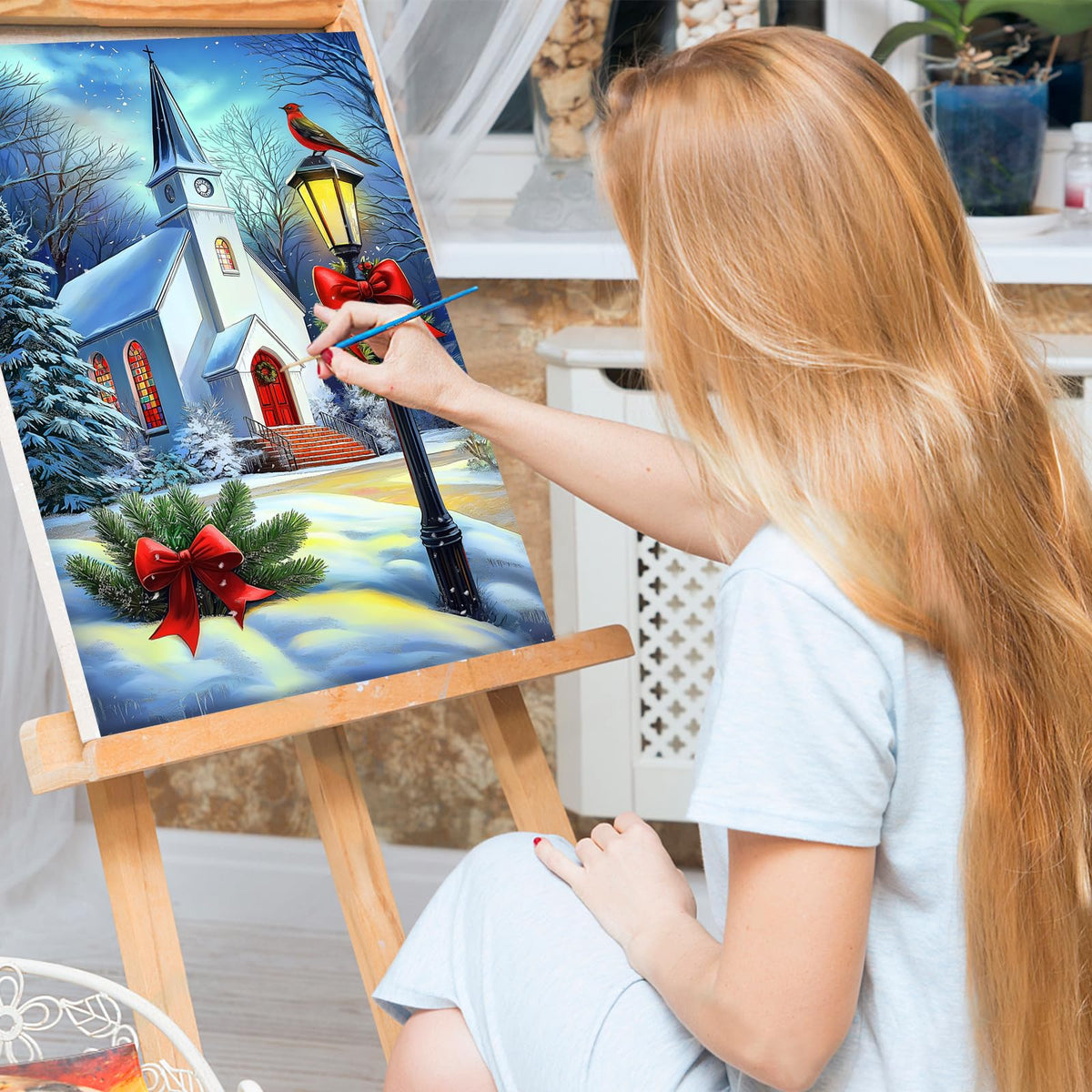 Festive Magic Kits: Christmas Paint by Numbers – Paint With Numbers Canada